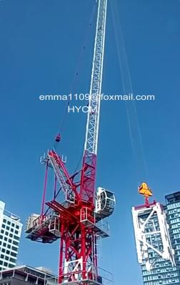 China 8t D4522 Luffing Tower Crane 45m Lifting Boom Long 2.2t Tip Load for sale