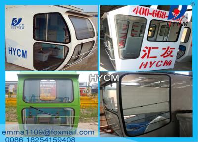 China Tower Crane Spare Parts Operation Room Cabin With Linkage Console Chairs for sale