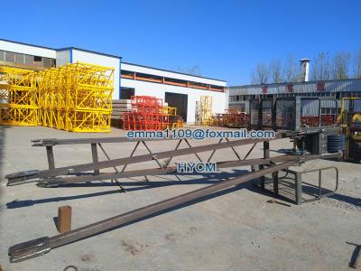 China Small Derrick Crane 4 Ton Capacity at 100m Height 30m Luffing Jib Type for sale