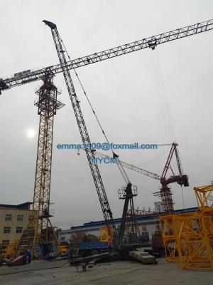 China Kleine Derrick kraan 4 ton capaciteit bij 100m hoogte 30m Luffing Jib type Te koop