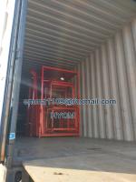 China Cable Building Material Elevator SS100/100 2t Load Two Cage 800mm Mast for sale