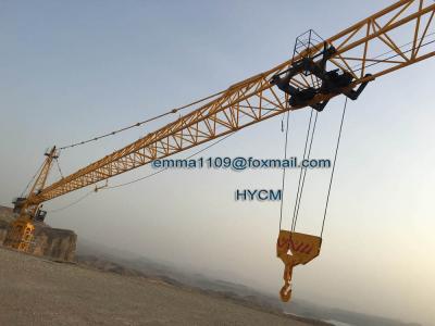 China qtz250 Topkit Tower Crane Type Of Bridge Crane 75M Jib 48m Working Height for sale