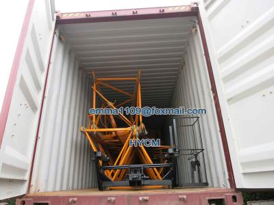 China 5 toneladas Max. Carga Topkit Torre grúa QTZ5013 50mts Boom 1.3tons carga de punta en venta