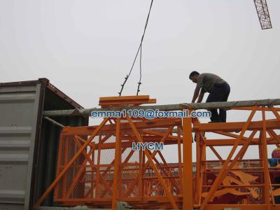 Cina TC5013 Topkit torre gru fissata con testa martello tipo 5t parametro di carico in vendita