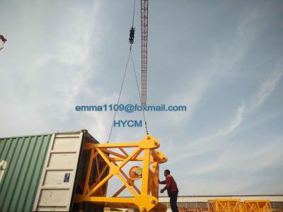 Cina Capacità 12 t Topkit torre gru 70mts sollevamento Jib TC7032 con 7,5m base mastro in vendita