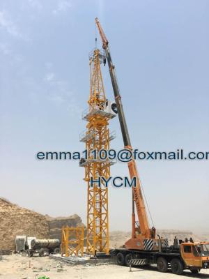 Cina Capacità 12 t Topkit torre gru 70mts sollevamento Jib TC7032 con 7,5m base mastro in vendita