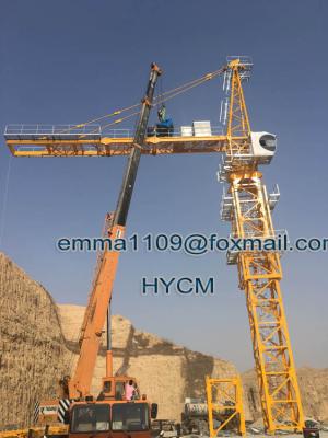 Cina Capacità 12 t Topkit torre gru 70mts sollevamento Jib TC7032 con 7,5m base mastro in vendita