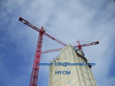 China 8000 kg Max-Kapazität TC6513 Topkit Turm Kran Hosting mit Inverter Steuerung zu verkaufen