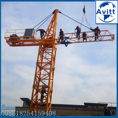 China Qtz5008 4t Grúa de torre telescópica hidráulica Trabajo de seguridad de certificación CE en venta