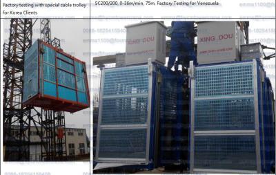 China SC200 Bouwlift 2 ton 60m Bouwplaats Lift met afbeeldingen en catalogus Te koop