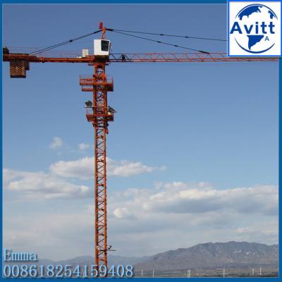 China QTZ63 Hammerhead Torenkraan TC5013 5T Lading 35,5m Vrije hoogte S24 Mastsektie Te koop