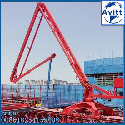 China 13m Boom Beton Distributie Machine HGY Boom Placer Voor Beton Gebouw Te koop