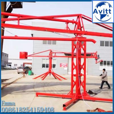 China Double Electric Slewing 12m Concrete Placing Boom Cable and Remote Control for sale