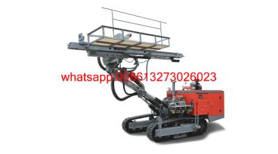 China RC150Y hydraulic crawler mounted  DTH drilling rig for 60m deep anchor drilling and soil nailing,blasthole drilling for sale