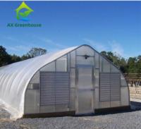 China Snow Load 0.3KN/M2 Double Layer Poly Greenhouse Clear Rectangular Column for sale