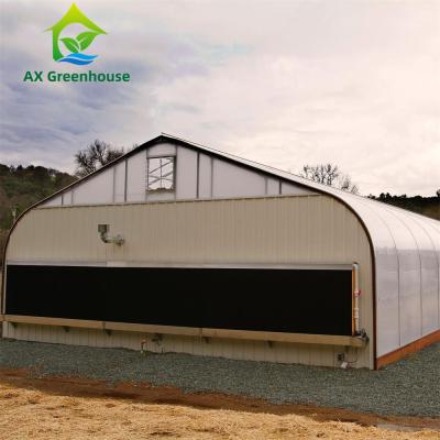 China Agricultural Light Dep Hemp Greenhouse Kit Blackout Curtain System With PC Board for sale