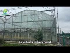 Landbouw Tempered Glass House Groenten verbouwen Multi-span Gothic kas