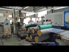 Productieproces van broeikasinsectennetten