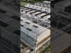 最新のインテリジェントなVenloポリカーボネートパネルマルチスパン太陽光発電温室