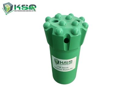 China Top Quality Rock Drill Bit T38 64mm Flat Face Thread Button Bit for Surface and Underground Mining for sale