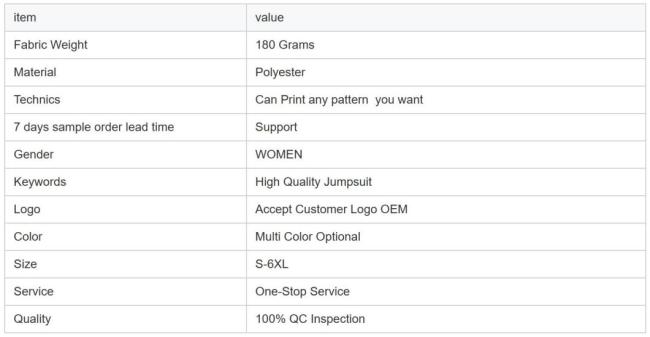 Custom Women Pattern Jumpsuit Loose Pants Plus Size Women One Piece Floral Playsuits