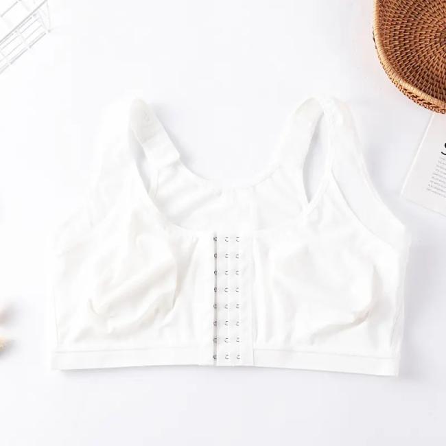 Front Open Bra Plus Size No Rims Plus Size Bras for Fat Women Open Breast Augmentation Sports Bra Plus Size