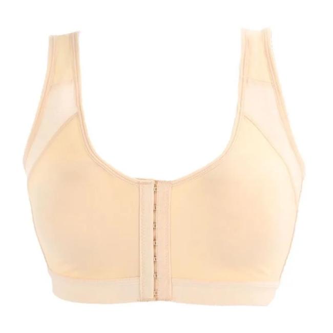 Front Open Bra Plus Size No Rims Plus Size Bras for Fat Women Open Breast Augmentation Sports Bra Plus Size
