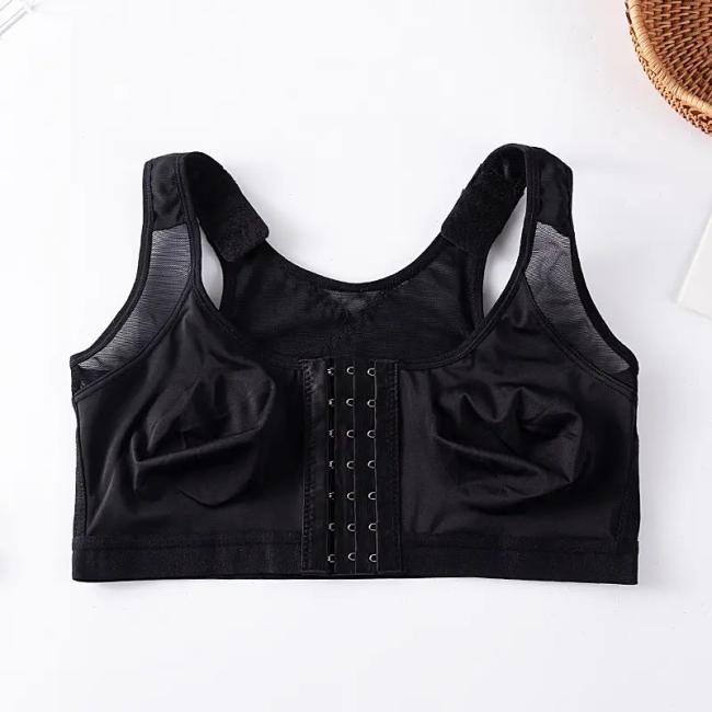 Front Open Bra Plus Size No Rims Plus Size Bras for Fat Women Open Breast Augmentation Sports Bra Plus Size