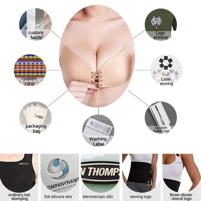 Invisible Push up Style Silicone Bra Adhesive Strapless Backless Bra
