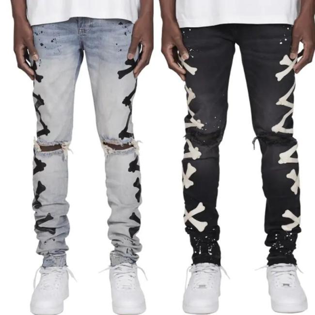 Ripstop Fabric Men Cargo Pants Men Cotton Jeans Pant