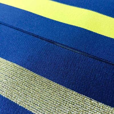 China Custom Stretch Strap Long Lasting Elasticity Polyester Thick Elastic Band For Suspender Belts for sale