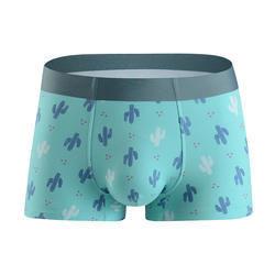 China Elastic Cotton Men Underwear Customize Color Seamless Plain Dyed for sale