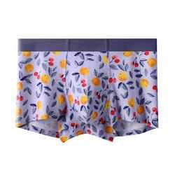 China Elastic Cotton Men Underwear Customize Color Seamless Plain Dyed for sale