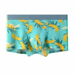 China Elastic Cotton Men Underwear Customize Color Seamless Plain Dyed for sale