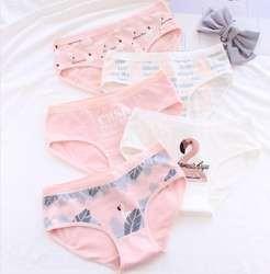                  Wholesale Cotton Women Underwear Hot Selling Ladies Panty Women Cotton Panty             