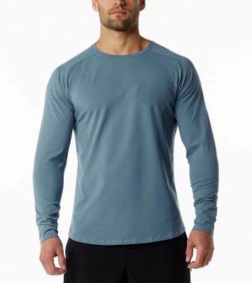 China Men&prime;s Fitted Long Sleeve 94% Cotton 6% Elastane Custom Logo Shirt for sale