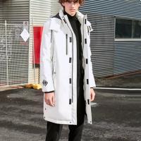 China Men Keep Warm Winter Down Trench Long Puffer Coat for sale