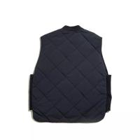 China Winter Solid Men&prime; S Diamond Quilted Zipper Sleeveless Jacket Vest for sale