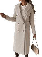 China Customized Puffer Down Coat Polyester Female Plus Size Trench Coat for sale