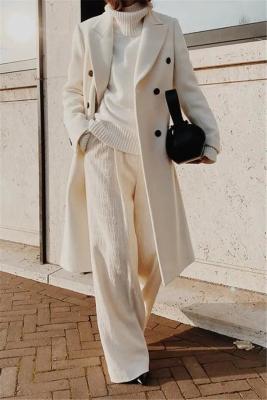 China Solid Color Long Puffer Jacket Casual Plus Size MIDI Suit Fashion for sale