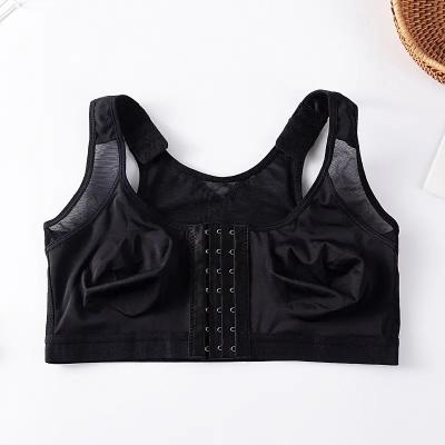 China Front Open Bra Plus Size No Rims Plus Size Bras for Fat Women Open Breast Augmentation Sports Bra Plus Size for sale
