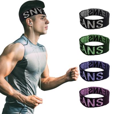 China wholesale elastic custom color logo and width shanghai navy sport headband for sale