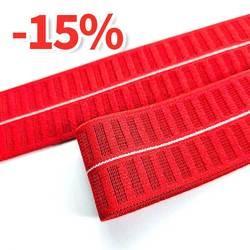China Custom rib stripe texture lace mesh twill plain elastic band for lace garment accessories for sale