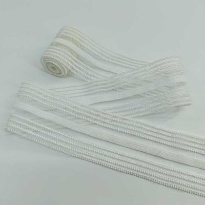 China Verified Factory Jacquard Printed Elastic Band Crochet Webbing Nylon Wide Elastic Bands for sale