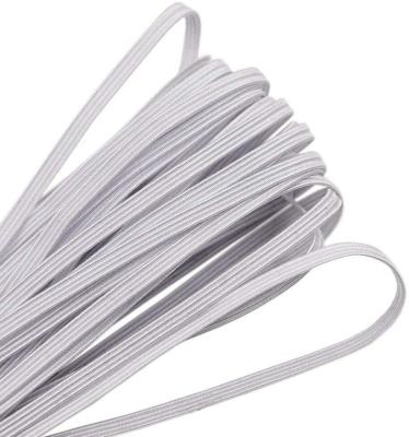 China Free sample manufacturer custom width and logo nylon elastic band 5mm for sale