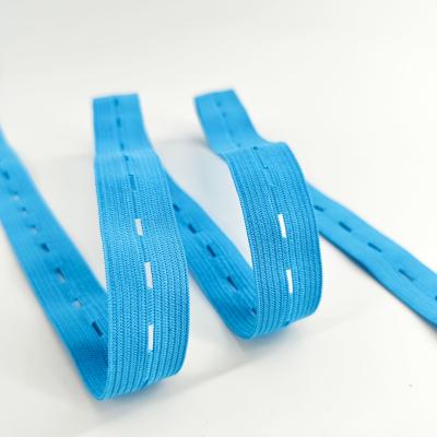 China Free sample manufacturer custom width and logo polyester knitted elastic band for garments for sale