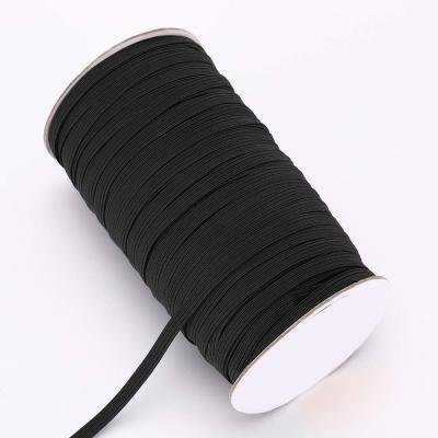 China Free sample manufacturer custom width braided band 1/4" elastic cord for sale