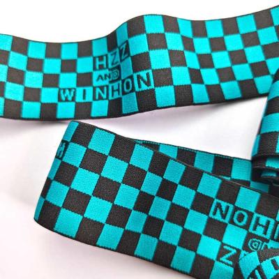 China Custom Label Elastic Band Resistance Elastic Webbing Stretchable Elastic Band for Garments for sale