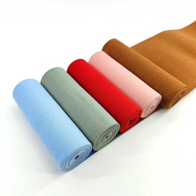 China Customized Elastic Webbing Eco-friendly Stretchable Webbing High Quality Elastic Waistband for sale