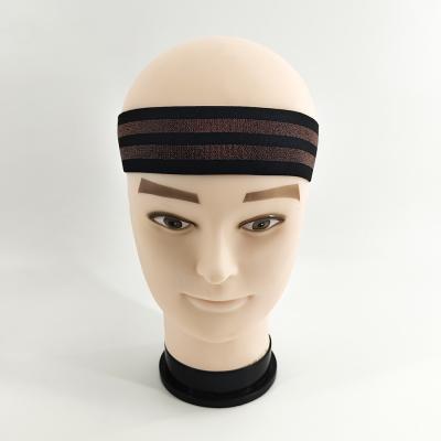 China wholesale free sample manufacturer custom tan elastic wig band for sale
